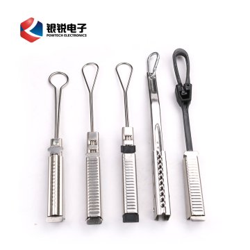 F18 Series Stainless steel Hypo clamp|FTTH Drop Wire Cable Clamp